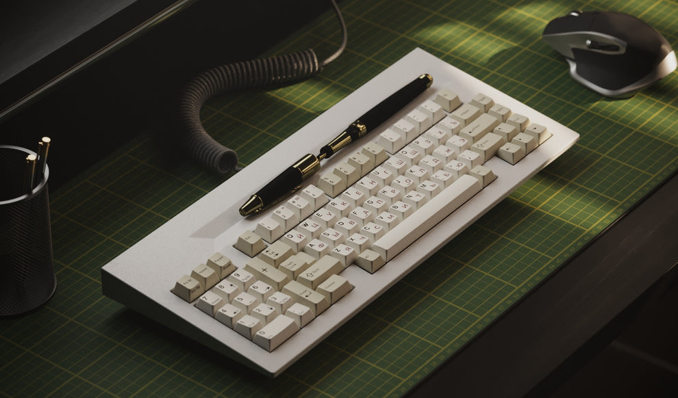 Keykobo Red Cyrillic Keycaps [GB] – Basekeys