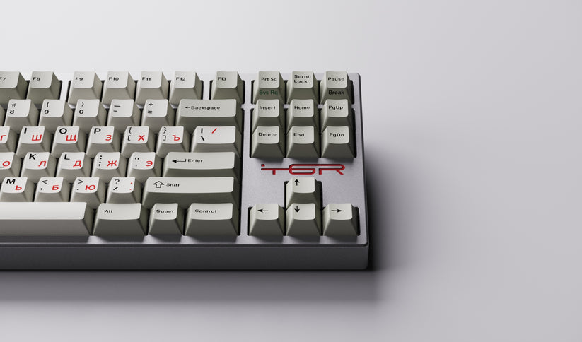 Keykobo Red Cyrillic Keycaps [GB] – Basekeys