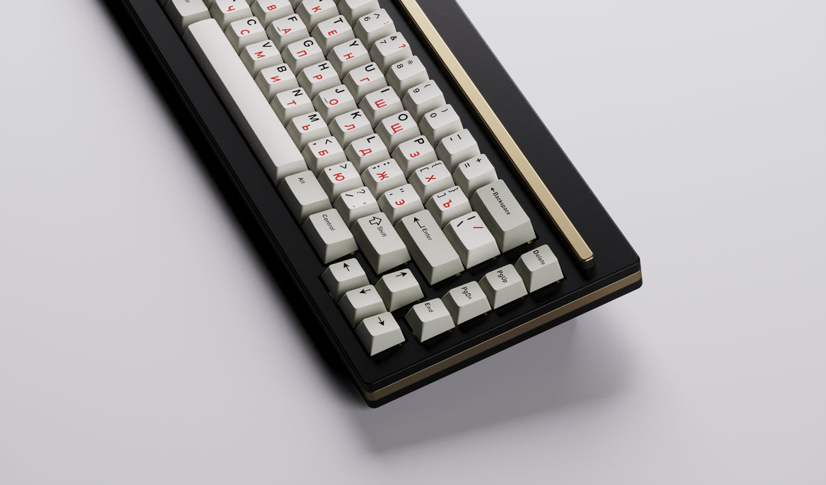 Keykobo Red Cyrillic Keycaps [GB] – Basekeys