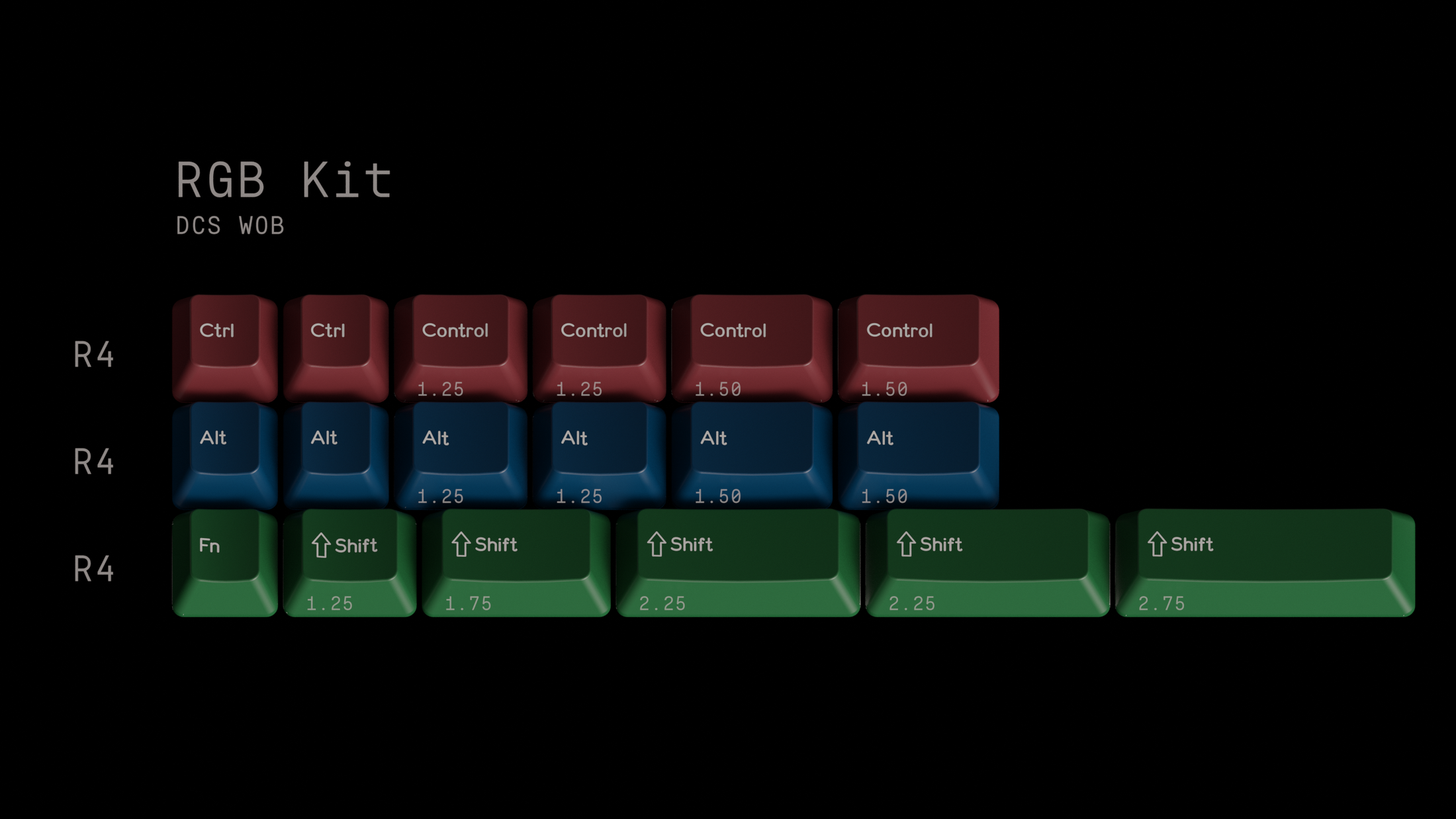 DCS White on Black [Extras] – Basekeys