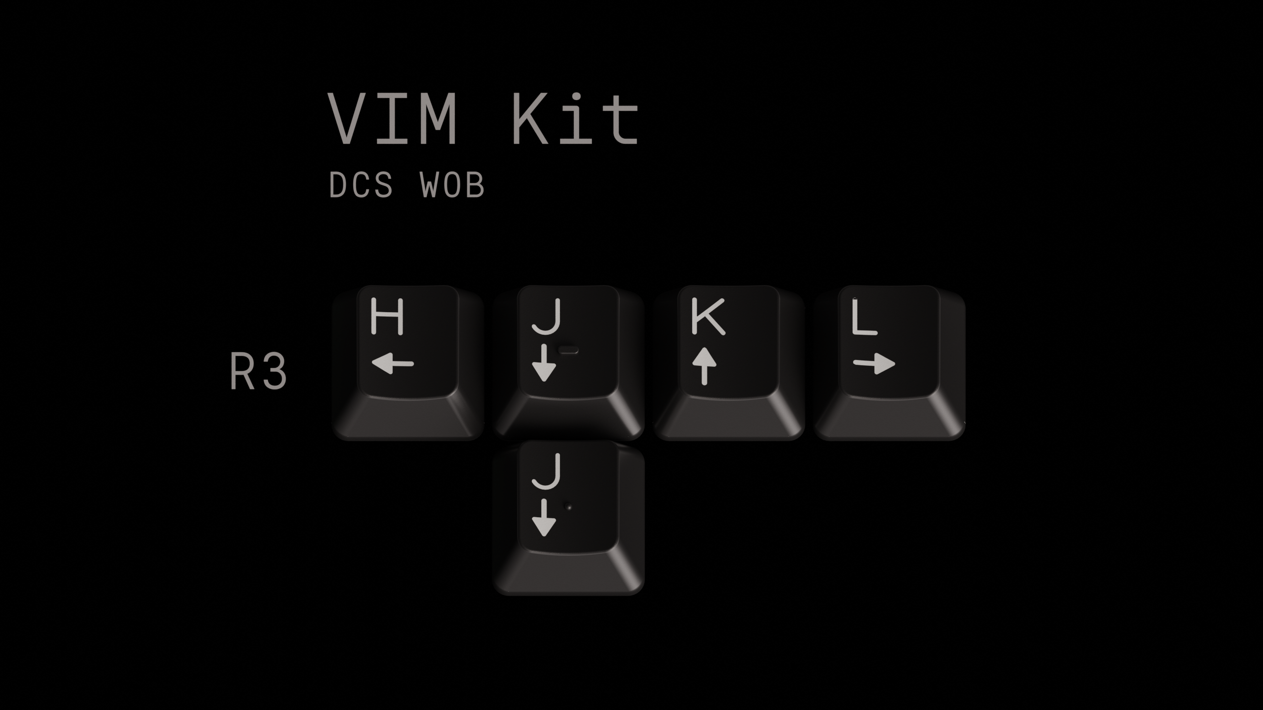 DCS White on Black [Extras] – Basekeys