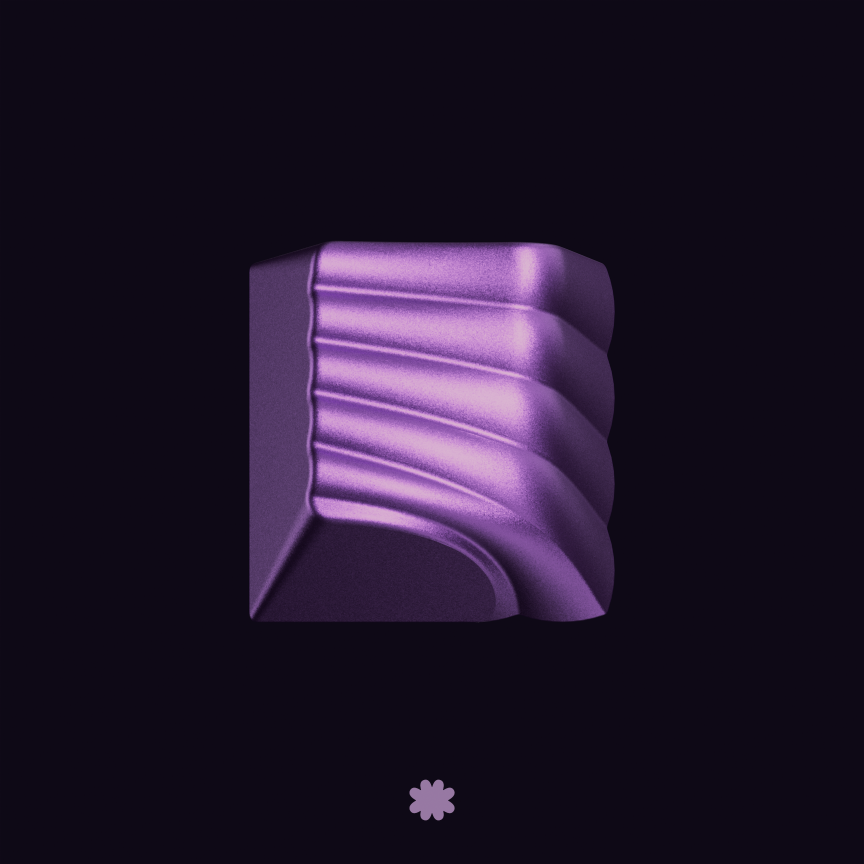 GMK Lilac on Black – Basekeys