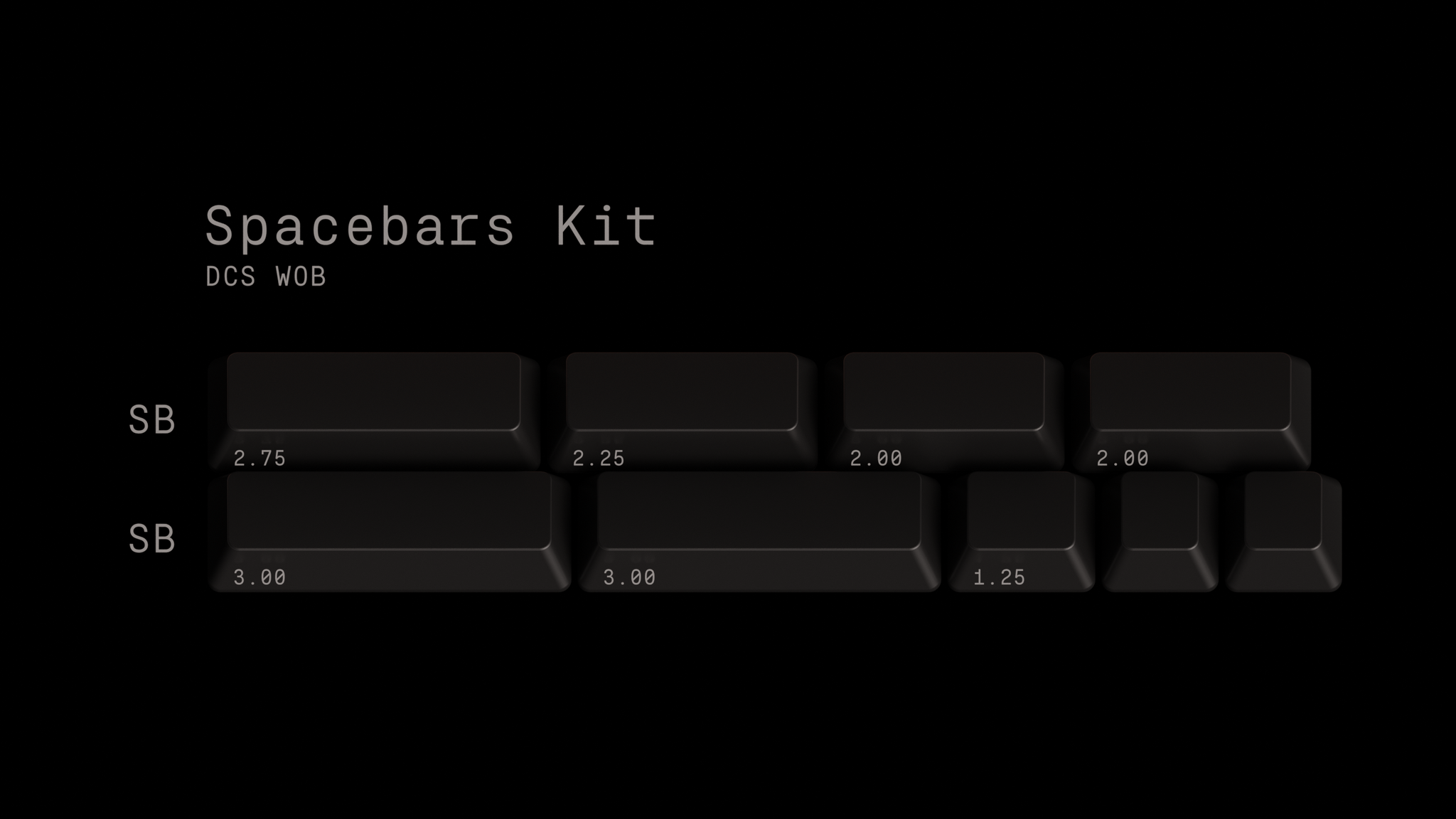 DCS White on Black [Extras] – Basekeys